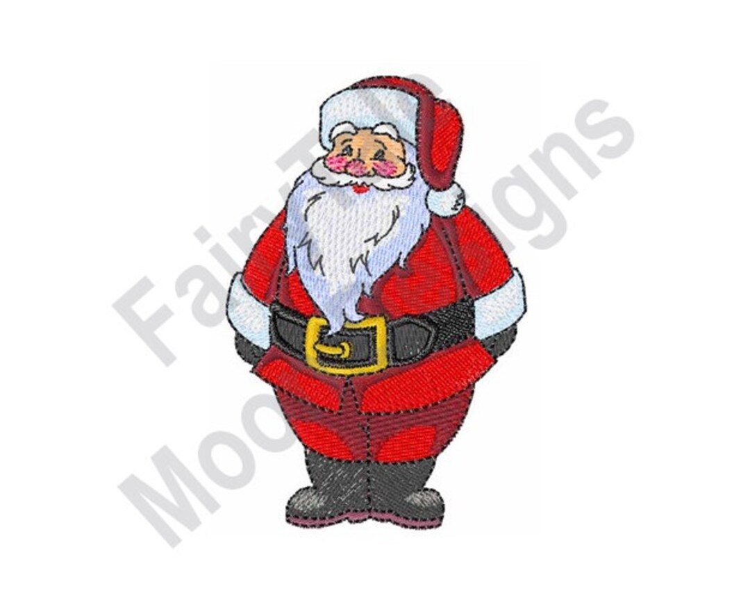 Santa - Machine Embroidery Design, Christmas Santa Claus Embroidery ...