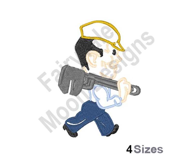Mechanic Outline Machine Embroidery Design Mechanic With - Etsy