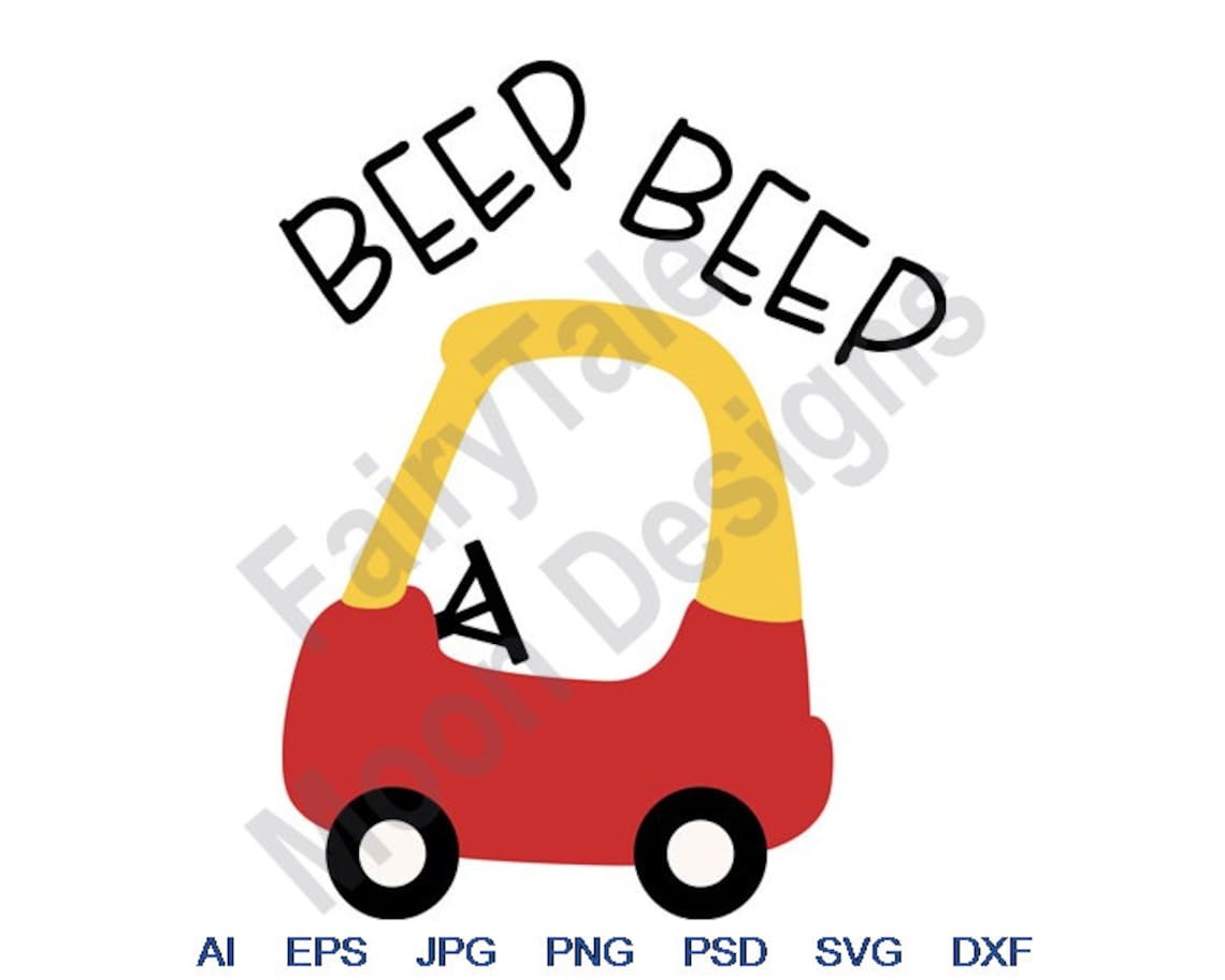 Beep Beep Svg Dxf Eps Png Jpg Vector Art Clipart Cut - Etsy