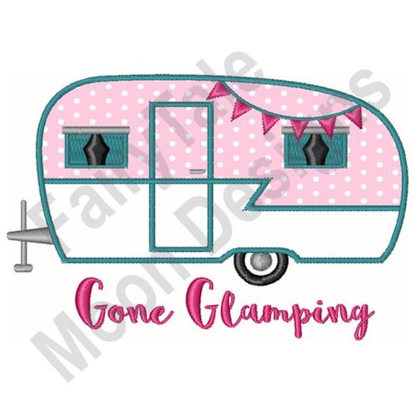 Camper Applique - Etsy