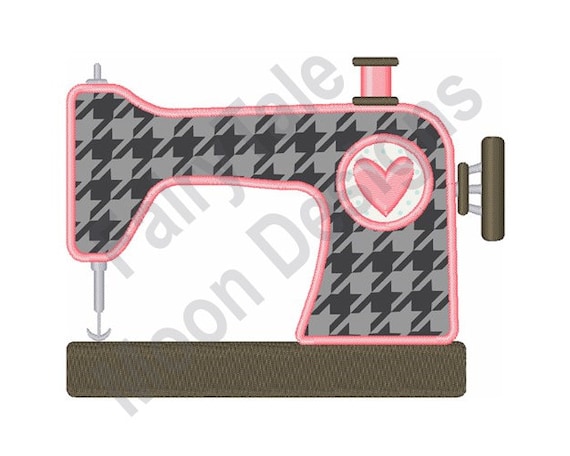 APPLIQUE Sewing Machine Machine Embroidery Design Antique - Etsy