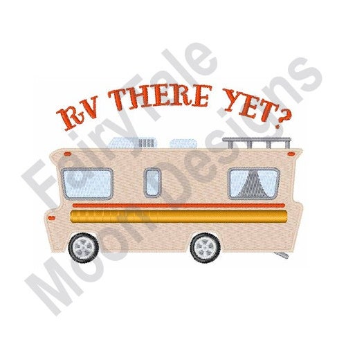 Camper and Flamingos Machine Embroidery Design Travel | Etsy