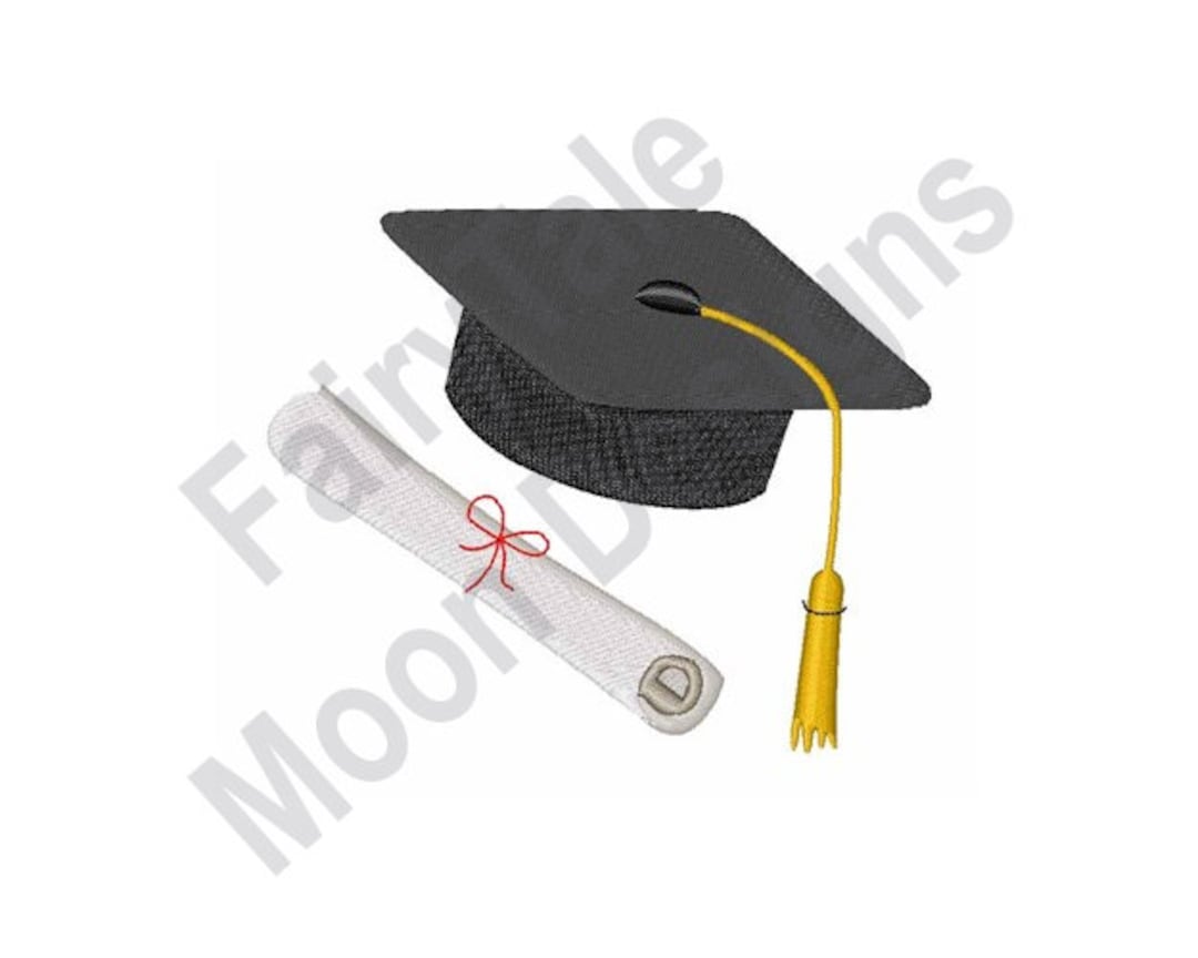 Graduation - Machine Embroidery Design, Graduation Cap & Diploma ...
