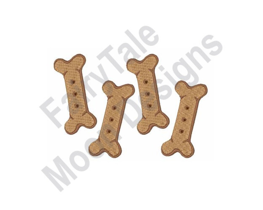 Dog Treats Machine Embroidery Design, Dog Bones Embroidery Pattern, Dog ...