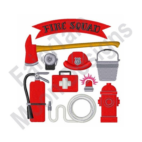 Fireman Embroidery - Etsy