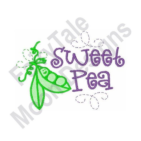 Sweet Pea Machine Embroidery Designs - Etsy Australia