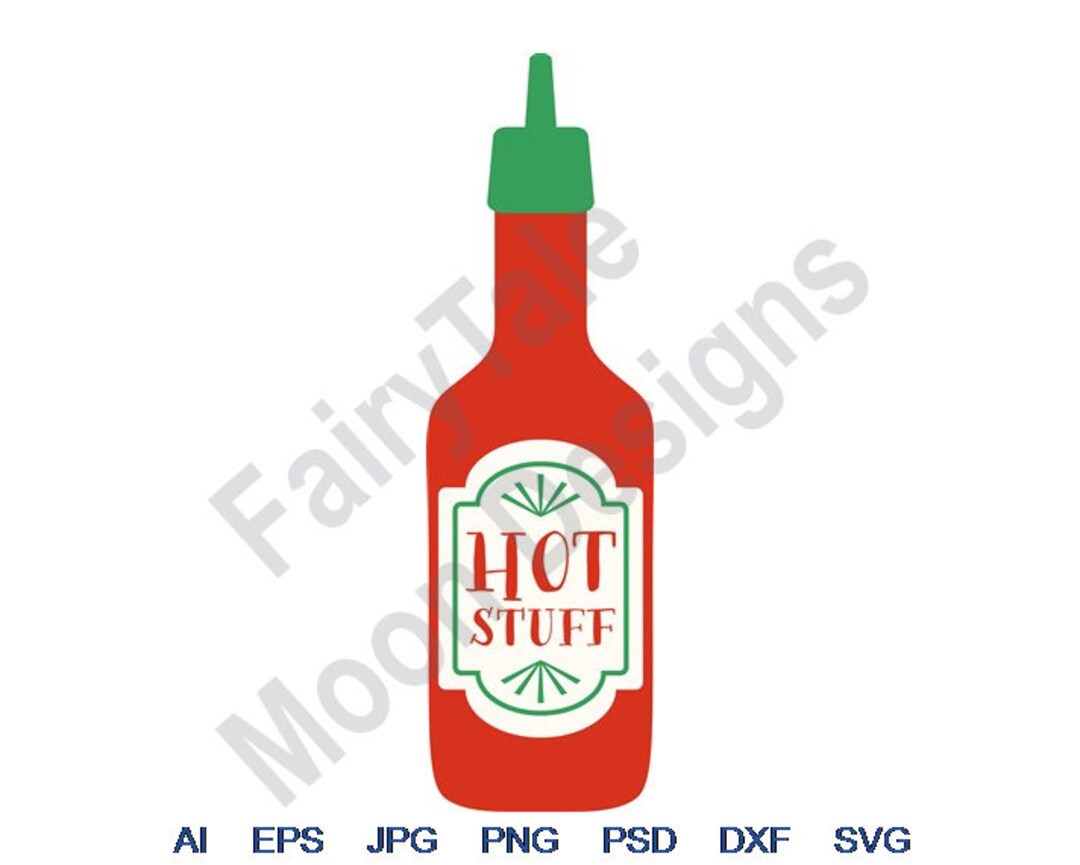 Hot Stuff - Svg, Dxf, Eps, Png, Jpg, Vector Art, Clipart, Cut File, Red ...
