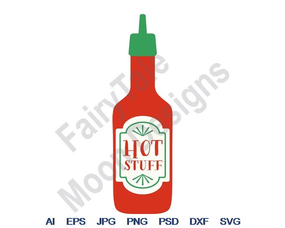 Hot Stuff Svg Dxf Eps Png Jpg Vector Art Clipart Cut | Etsy
