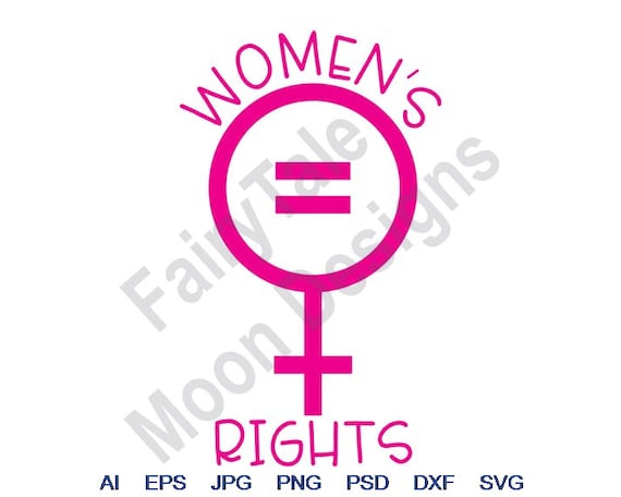 Women's Rights Svg Dxf Eps Png Jpg Vector Art | Etsy