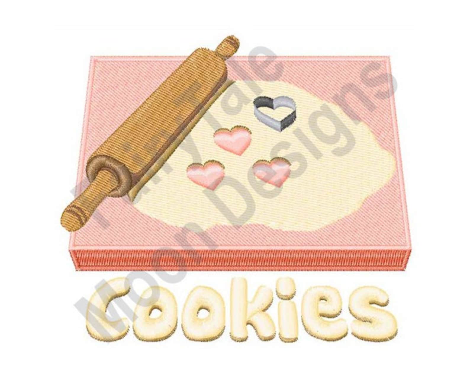 Baking Cookies - Machine Embroidery Design - Etsy