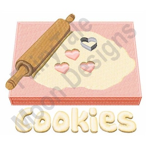 Baking Cookies - Machine Embroidery Design - Etsy