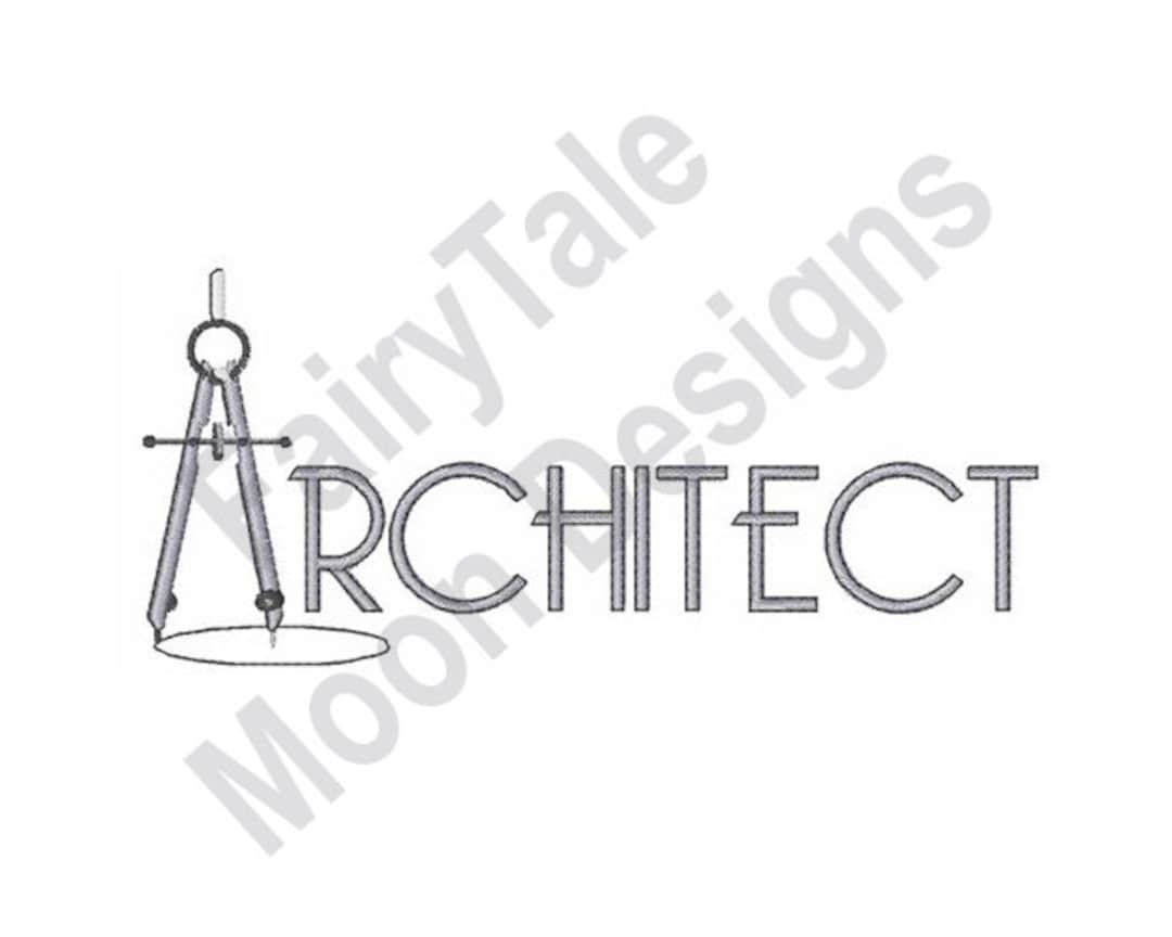 Architect Compass - Machine Embroidery Design, Architecture Embroidery ...