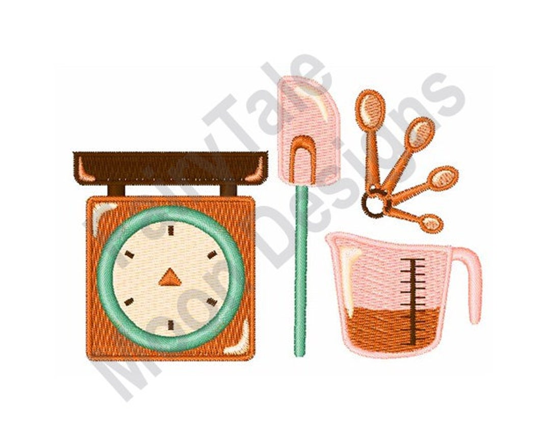 Cooking Tools - Machine Embroidery Design, Baking Tools Embroidery ...
