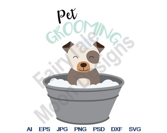 Pet Grooming Svg Dxf Eps Png Jpg Vector Art Clipart | Etsy