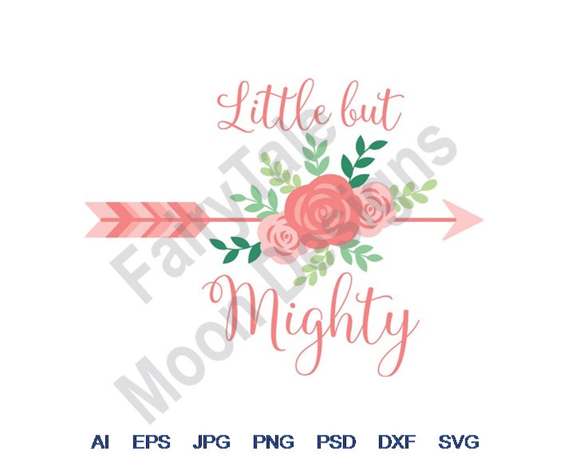 Little but Mighty Svg Dxf Eps Png Jpg Vector Art - Etsy