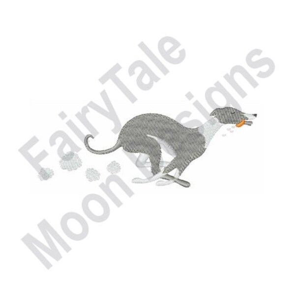 Greyhound Pattern for Embroidery Machine - Etsy