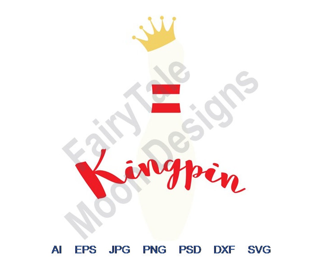 Kingpin - Svg, Dxf, Eps, Png, Jpg, Vector Art, Clipart, Cut File ...
