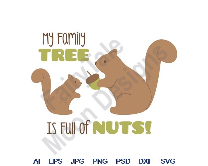 Tree Nuts Svg Dxf Eps Png Jpg Vector Art Clipart Cut | Etsy
