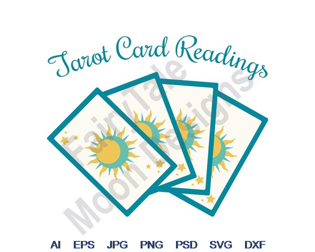 Tarot Card Readings - Svg, Dxf, Eps, Png, Jpg, Vector Art, Clipart, Cut ...