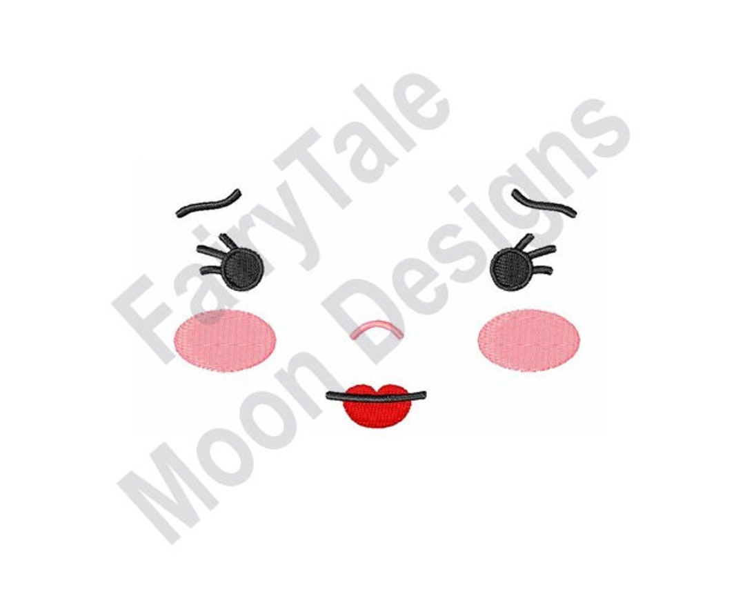 Smiling Girl Face Machine Embroidery Design Raggedy Ann - Etsy