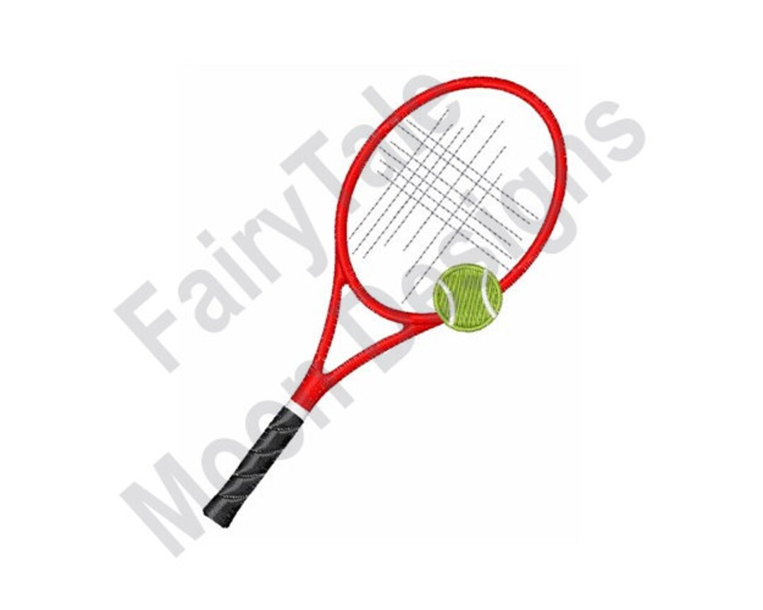 Tennis Racket - Machine Embroidery Design, Tennis Ball Embroidery ...