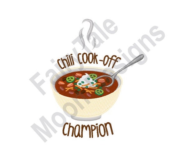 Chili Cook-off Champion - Machine Embroidery Design, Chili Con Carne ...