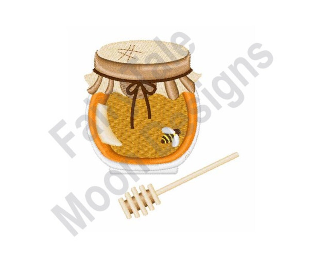Honey Pot - Machine Embroidery Design, Honey Pot Embroidery Pattern ...