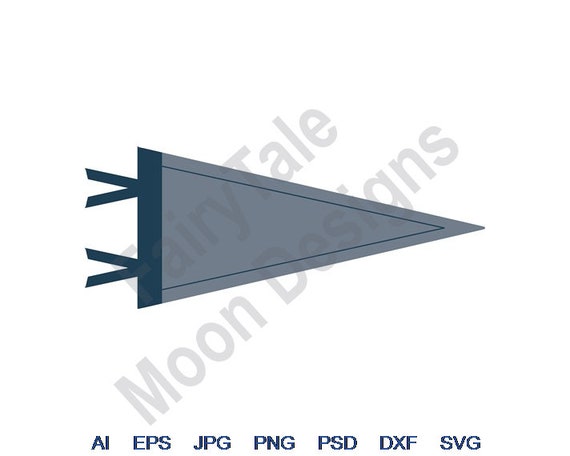 Pennant Flag Svg Dxf Eps Png Jpg Vector Art Clipart - Etsy Australia