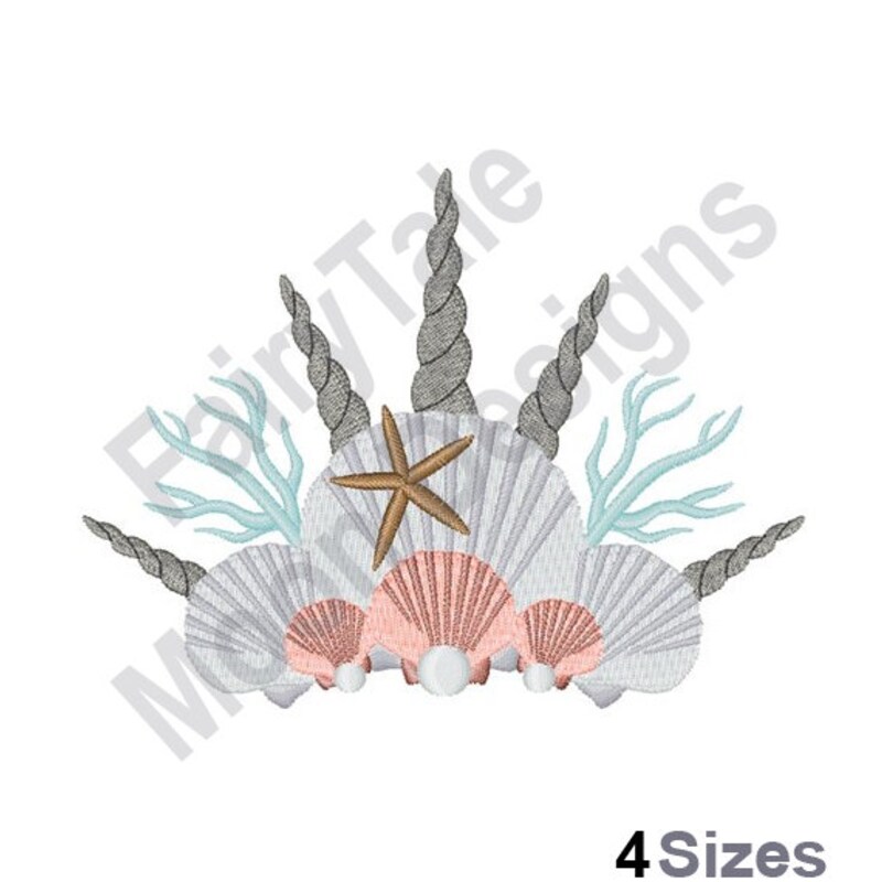 Seashell Embroidery - Etsy