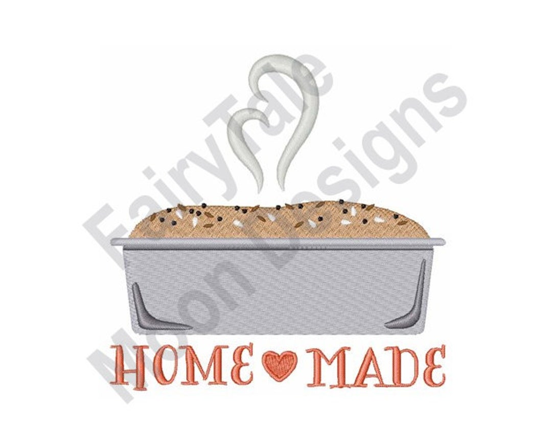 Home Made - Machine Embroidery Design, Homemade Bread Embroidery ...