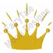 Royal Crown Machine Embroidery Design, Golden Crown Embroidery Pattern ...