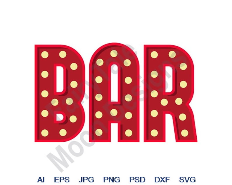 Signo de barra Svg Dxf Eps Png Jpg Vector Art Clipart - Etsy México