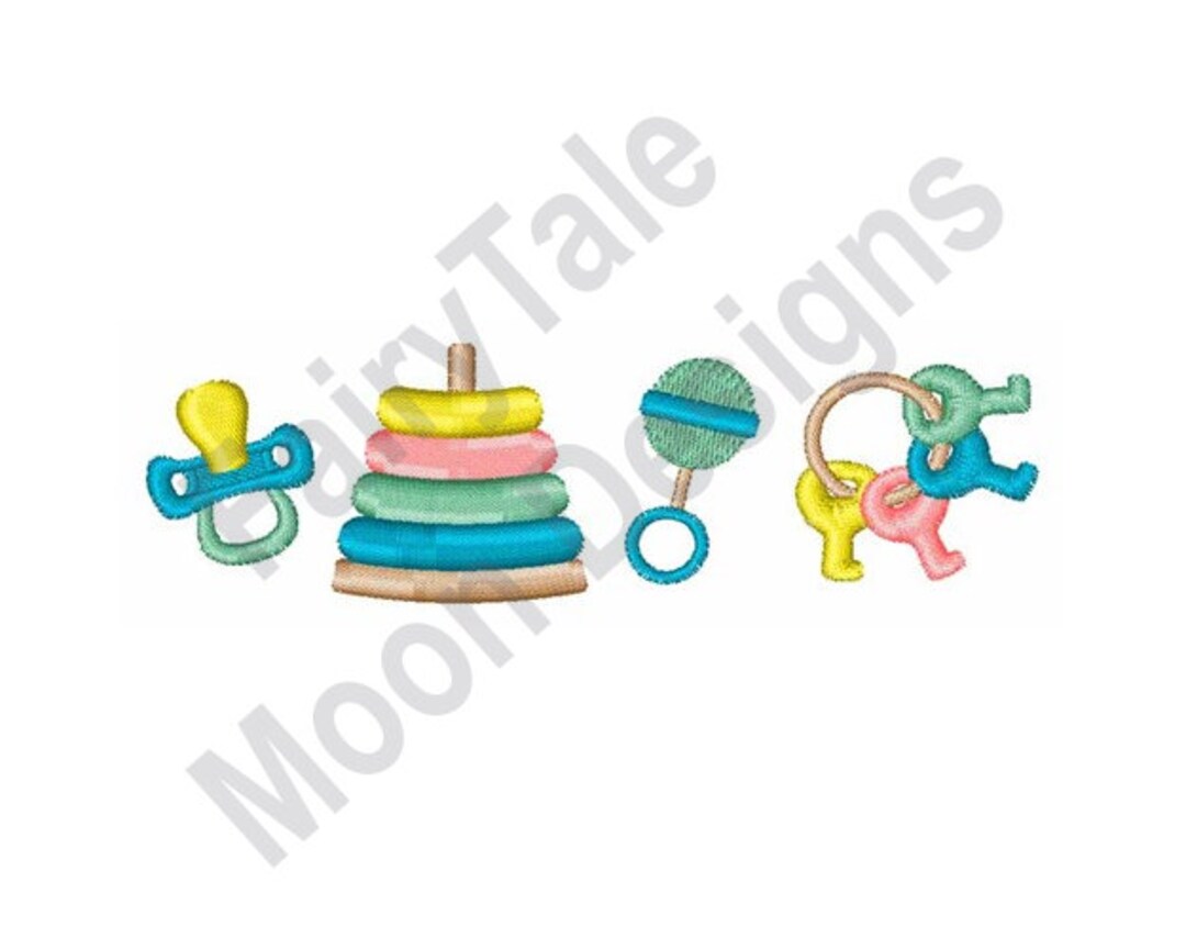 Baby Toys - Machine Embroidery Design, Nursery Child Toys Embroidery ...