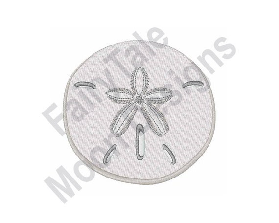 Sand Dollar Machine Embroidery Design Sand Dollar | Etsy