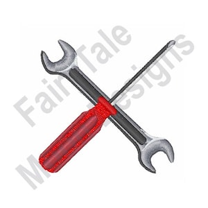 Mechanic Tools - Machine Embroidery Design, Screwdriver Embroidery ...