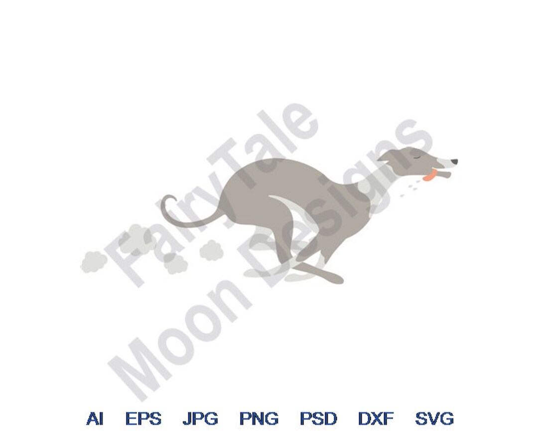 Greyhound Svg Dxf Eps Png Jpg Vector Art Clipart Cut - Etsy