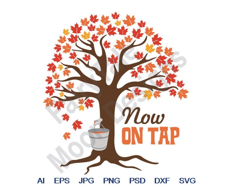 Now on Tap - Svg, Dxf, Eps, Png, Jpg, Vector Art, Clipart, Cut File ...