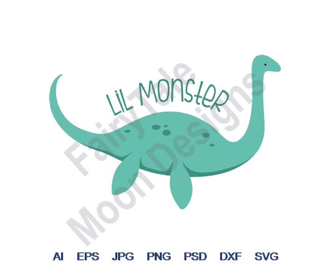 Lil Monster - Svg, Dxf, Eps, Png, Jpg, Vector Art, Clipart, Cut File ...