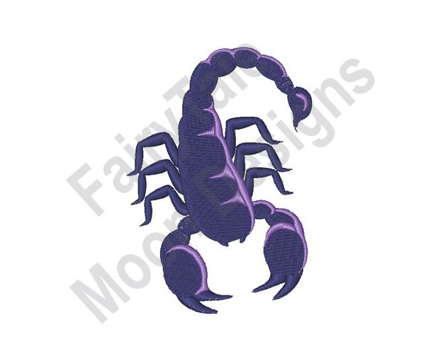 Scorpion Machine Embroidery Design Scorpion Embroidery - Etsy