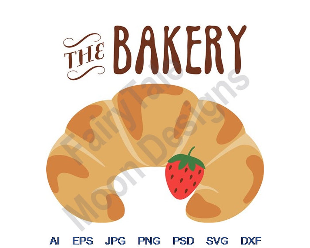 The Bakery Svg Dxf Eps Png Jpg Vector Art Clipart Cut - Etsy