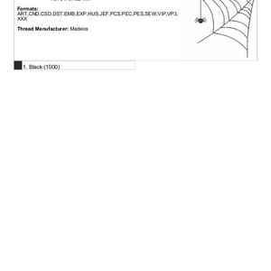 Spider Web - Machine Embroidery Design, Halloween Spider Web Embroidery ...