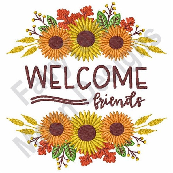 Welcome Embroidery - Etsy