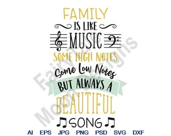 Family is Like Music, Some High Notes, Some Low Notes, but Always a ...