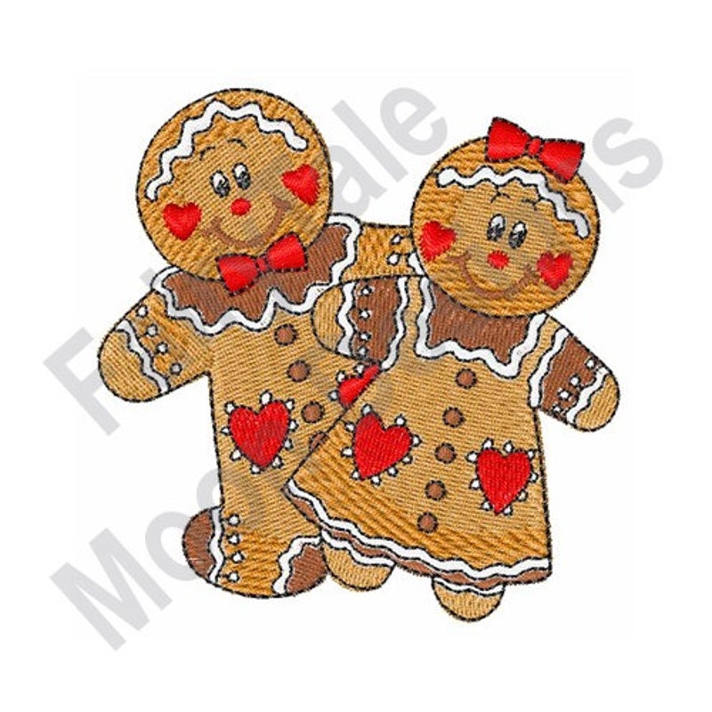 Gingerbread Embroidery Pattern - Etsy