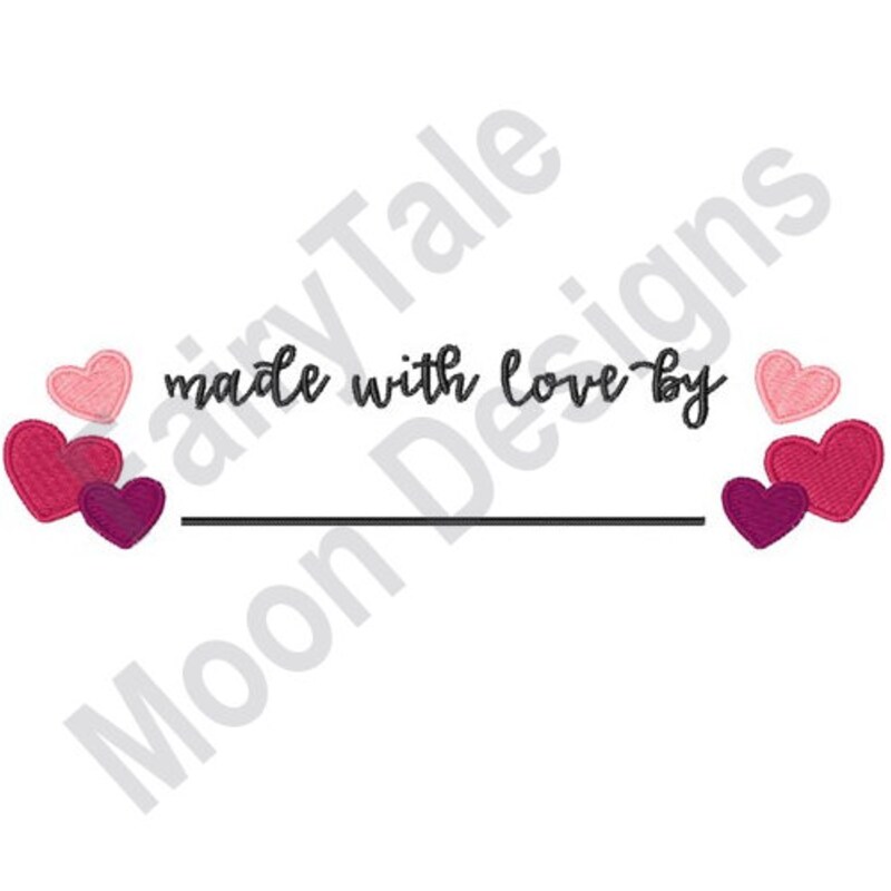 Made With Love Label - Etsy
