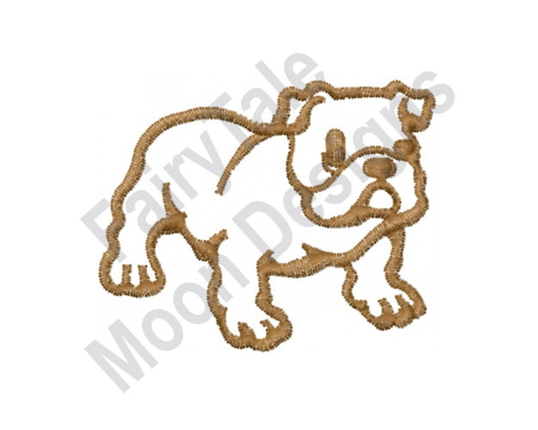 Bulldog - Machine Embroidery Design, English Bulldog Embroidery Pattern ...