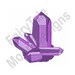 Amethyst - Machine Embroidery Design, Amethyst Crystals Embroidery ...