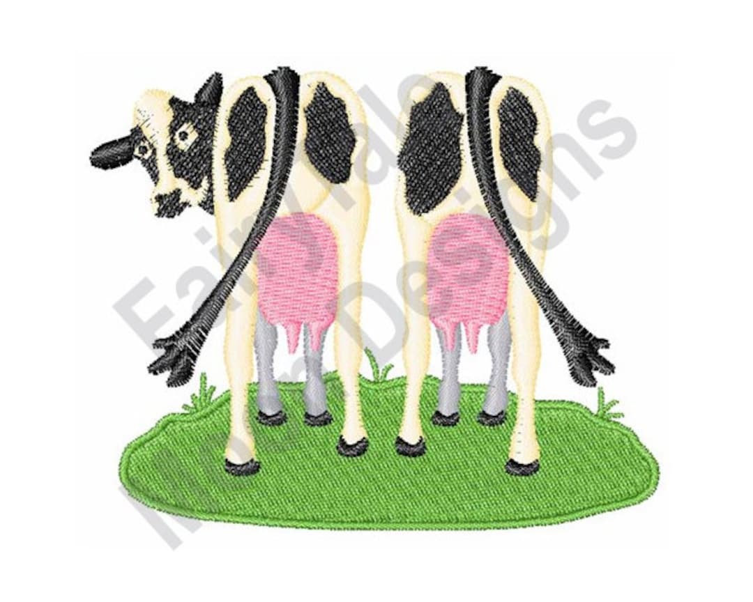 Dairy Cows Machine Embroidery Design, Dairy Cattle Embroidery Pattern ...