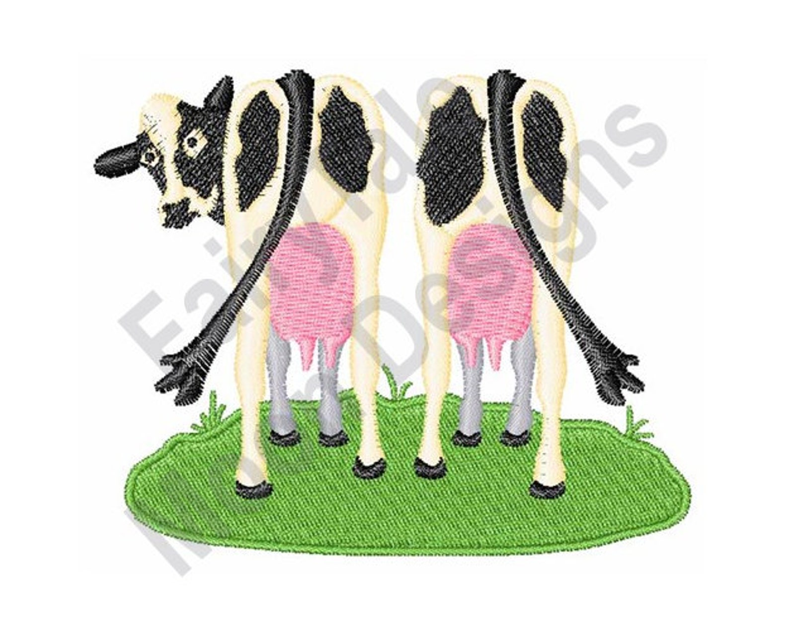 Dairy Cows Machine Embroidery Design Dairy Cattle - Etsy