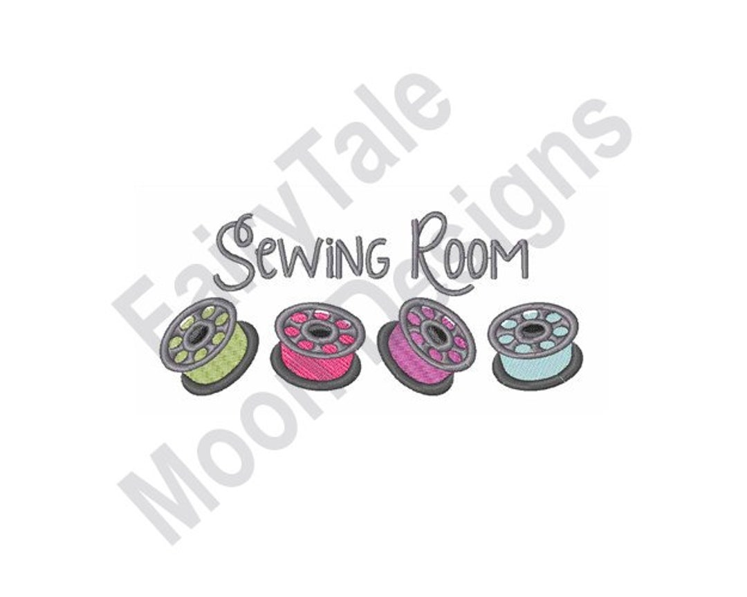 Sewing Room Machine Embroidery Design, Bobbin Thread Embroidery Design ...